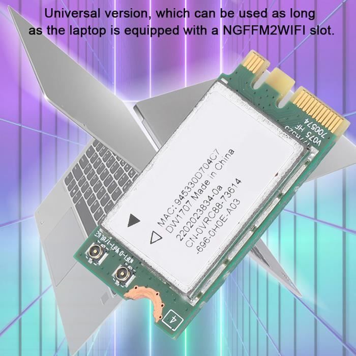 Carte réseau fil Carte Réseau Carte Réseau Fil pour Atheros Qcnfa335 ...