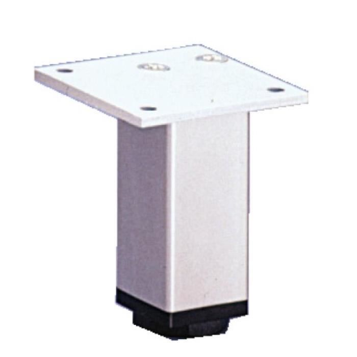 Pied alu réglable HETTICH 30x30 argent anodisé - hauteur 100mm - embase 80x80mm - Cdiscount ...