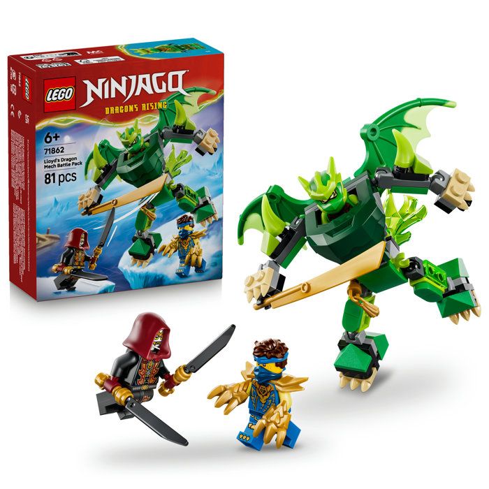 LEGO NINJAGO 71862 Pack de Combat : le Robot Dragon de Lloyd - Jeu ...
