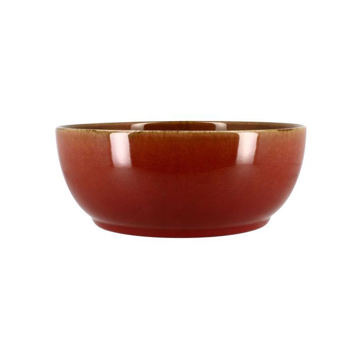 Poke bowl 18cm en gres rouge 1100ml - Cdiscount Maison