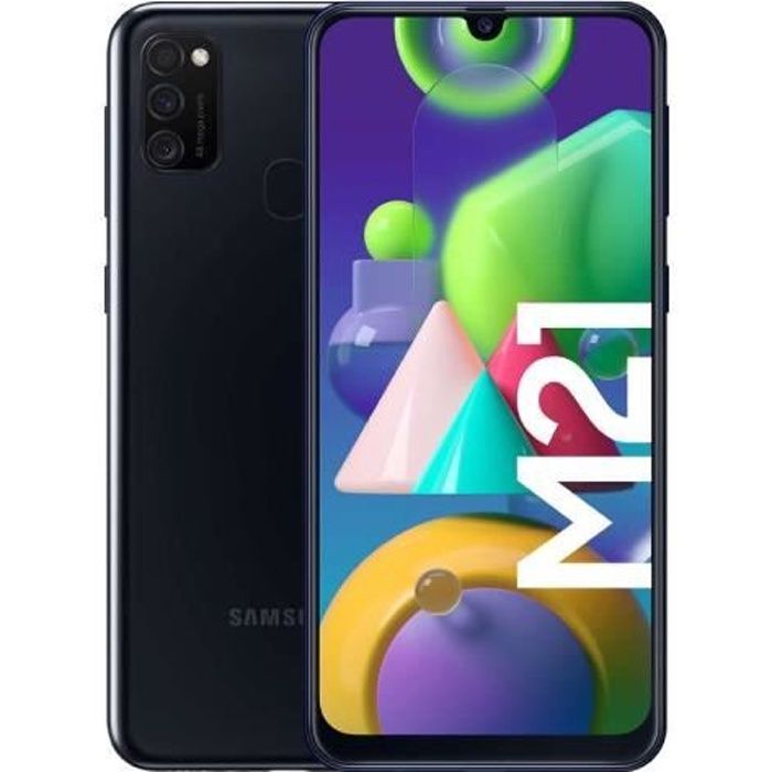 Samsung Galaxy M21 4Go/64Go Noir Dual Sim M215 - Cdiscount Téléphonie