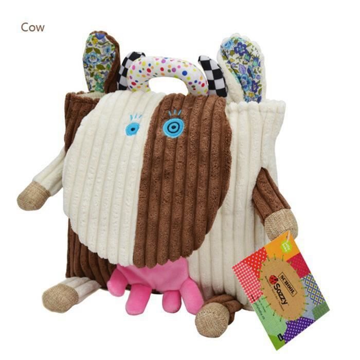 Cute Kid Plush School Backpacks cow Figure schoolbag - Cdiscount ...