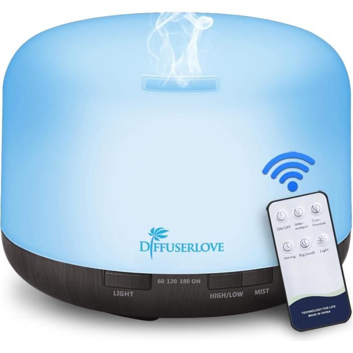 Diffuserlove 500 ML Diffuseur Huiles Essentielles Electrique ...