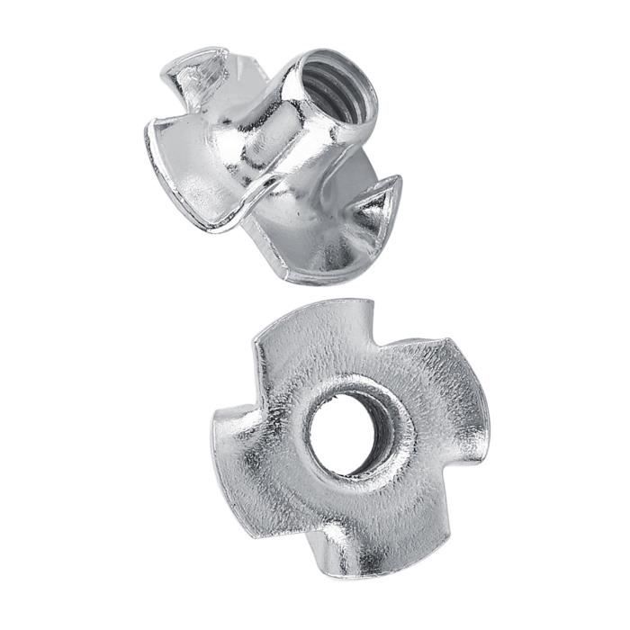 Écrou en T en acier au carbone SURENHAP - M3, M4, M5, M6, M8 - 4 dents ...
