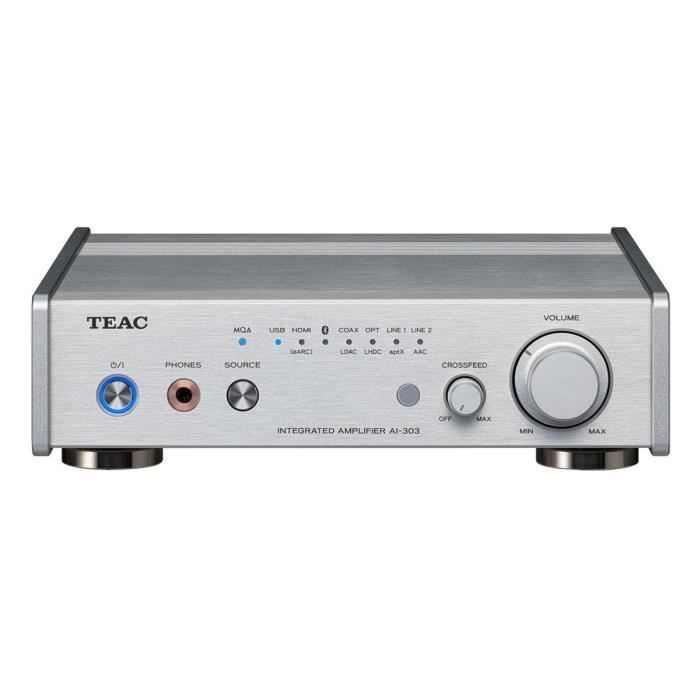 Amplificateur Hi-Fi - TEAC - AI-303 - DAC stéréo - Couleur Silver - 215 ...