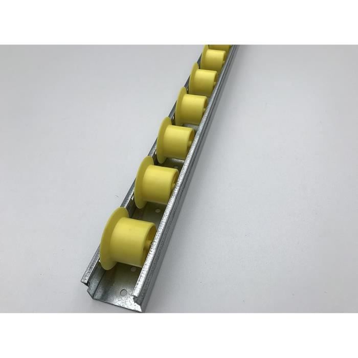 Rail A Roulettes Galets Rouleaux Avec Roulettes Á Ailette Jaune ...