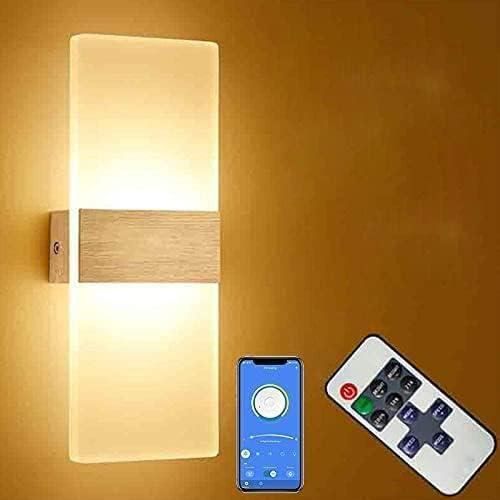 Smart Dimmable Led Applique Murale Télécommande-App Contrôle Stepless ...