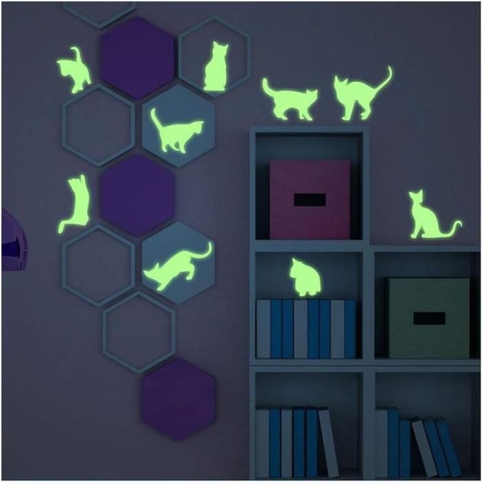 Stickers Adhésifs Phosphorescent | Sticker Autocollant Lumineux Pack De ...