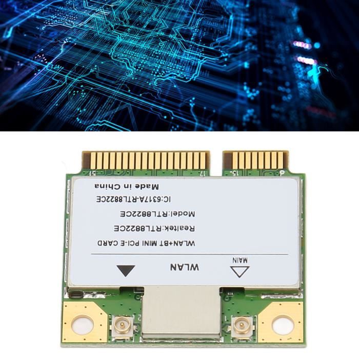 Carte WiFi Mini PCIe - YOSOO - RTL8822CE - 1200 Mbps - Double bande ...