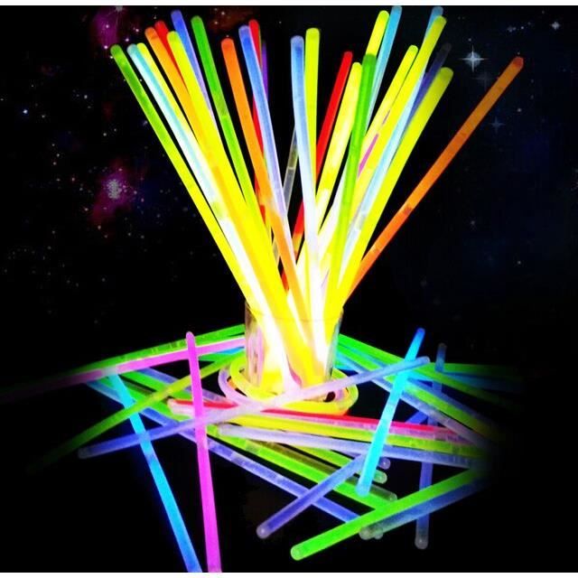 BATON LUMINEUX,color glow stick--Bâtons de lunettes fluorescents, 30 ...