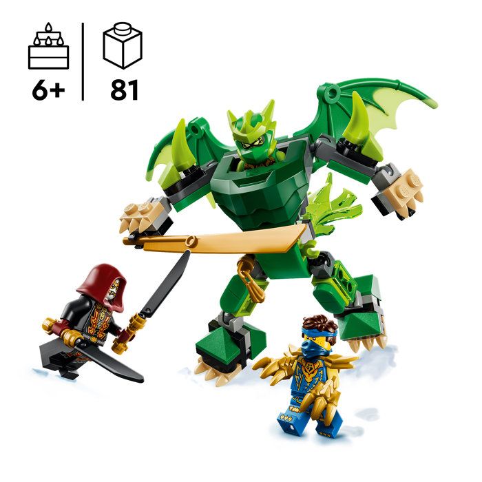 LEGO NINJAGO 71862 Pack de Combat : le Robot Dragon de Lloyd - Jeu ...