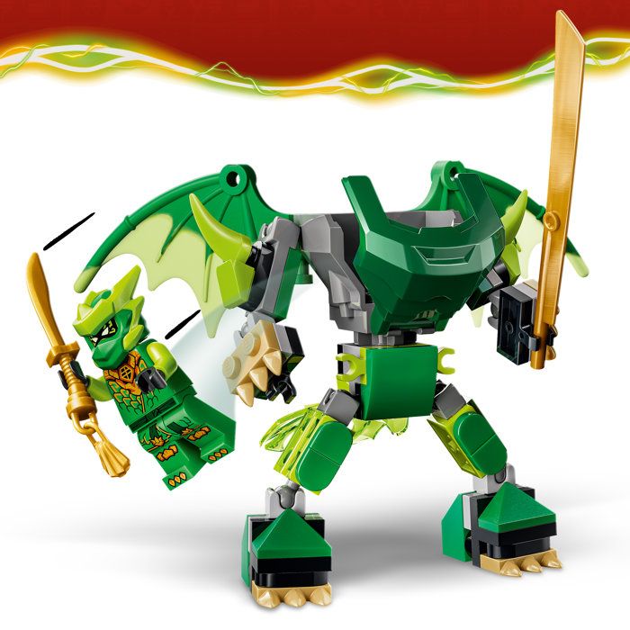 LEGO NINJAGO 71862 Pack de Combat : le Robot Dragon de Lloyd - Jeu ...