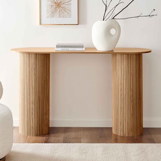 Milton & Oldbrook Table Console 120 cm Glina Bois - Cdiscount Maison