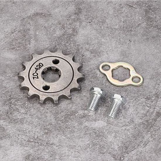 Ashata Pignon chaîne moto 14 dents - Cdiscount Auto