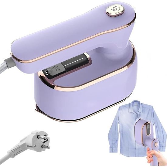 Mini Fer À Repasser À Vapeur, 1000 W, Pliable, Portable, Fer À Repasser, 20 Secondes, Chauffage ...