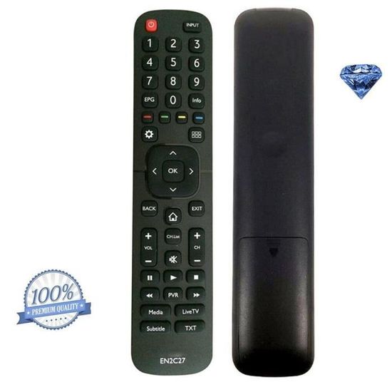 New -Télécommande EN2C27 pour Smart TV Hisense 39N4 58N5 65N6 fonction ...