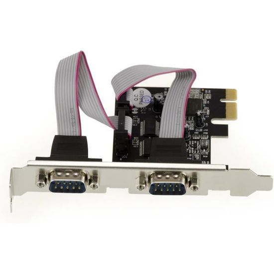 Carte Pcie 2 Ports Com Série Rs232 Avec Fiches Db9 Chipset Oxford ...