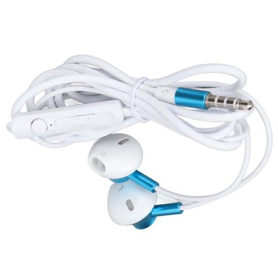 Tbest Écouteurs avec micro YZXY15 Écouteurs filaires 3,5 mm Réduction ...