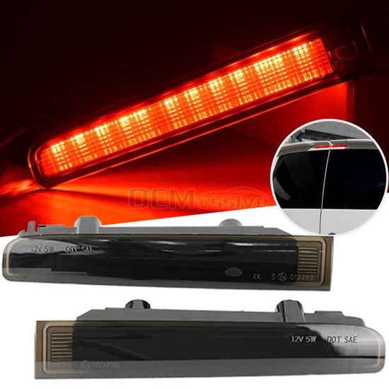 Lot de 2 Feux clignotants en rouge Pour VW T5 T5.1 T6 Twin portes ...