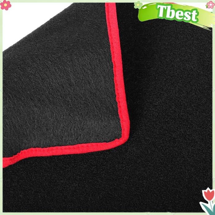 Tbest Tableau de bord de voiture éviter le coussin lumineux Tapis de ...