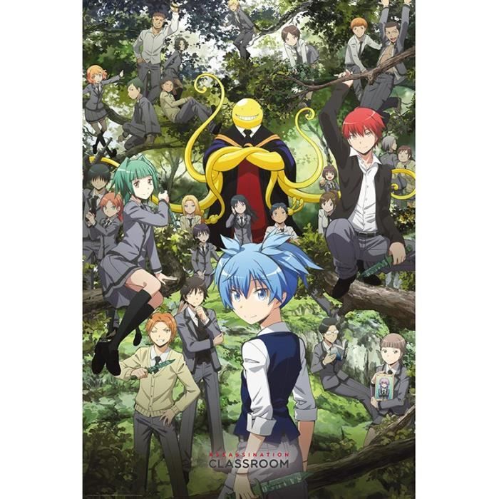ASSASSINATION CLASSROOM - Poster "Forest group" (91.5x61) - Cdiscount ...