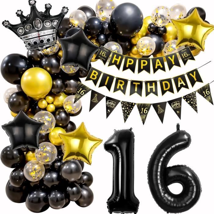 Ballon 16 Ans Anniversaire Décorations, Guirlande Ballons 16 ...