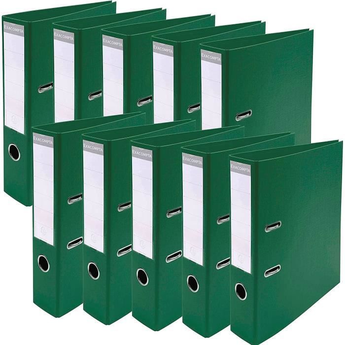 Carton de 10 Classeurs à levier A4,Dos de 70mm,Mécanique 75mm,32x29x7cm ...