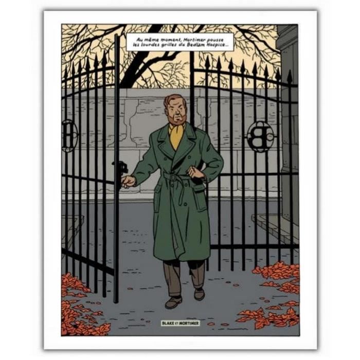 Poster affiche offset Blake et Mortimer, Le cri du Moloch, Mortimer à ...