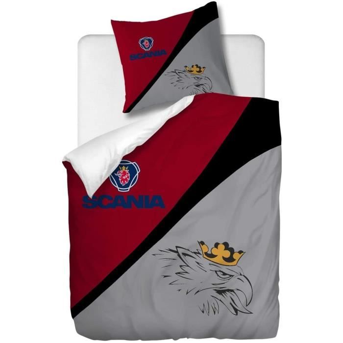 Housse de couette Scania - 140x200cm - Multicolore - Synthétique ...