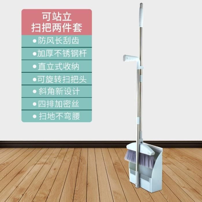 Balai - pelle,Ensemble de balai et de pelle à poussière pliable,balai magique de nettoyage de ...