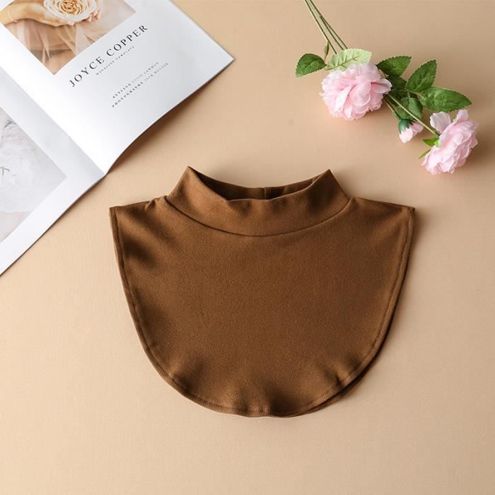 Faux Col Roulé pour Femme Musulmane, Hijab Islamique, Demi Haut ...