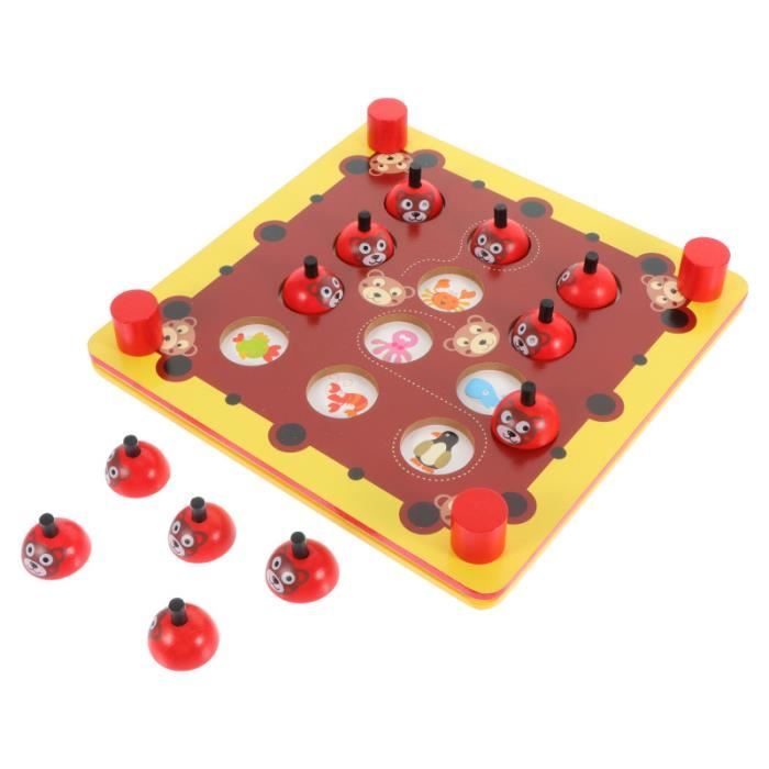 1 Set Enfants En Bois Jouet Memory Chess jeu Jouet Enfants Éducation Playing - Cdiscount Jeux ...