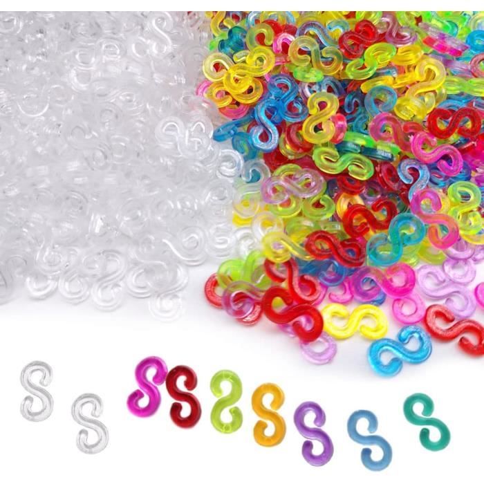 Fermoir Pour Bijou - Limics24 - Rainbow Loom Bands Forme S 580 Pièces ...