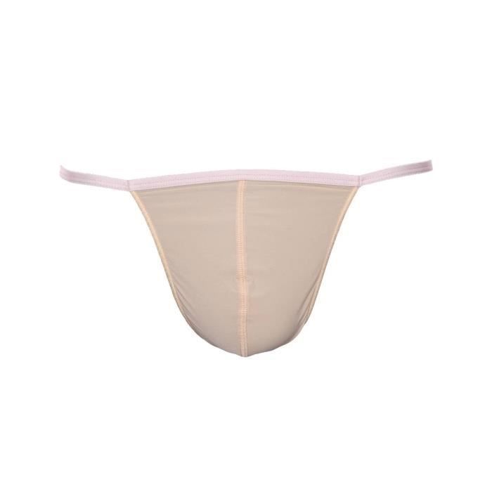 String pour homme - HOM - poids plume - sans coutures - beige Beige ...