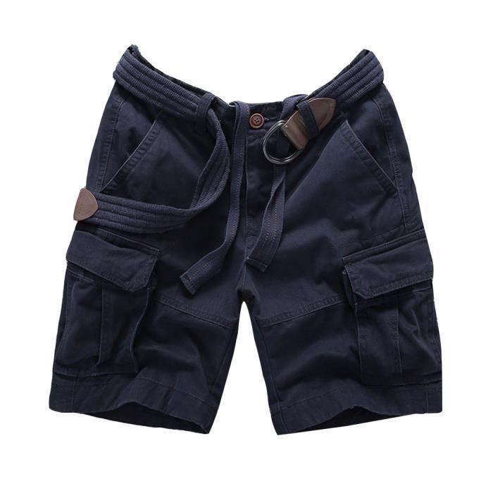 Homme Bermuda léger Décontracté Bermudas Cargo Camouflage Lâche Multi ...