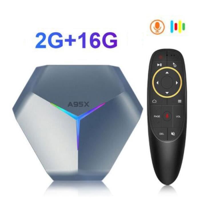 A95X F4 Android 11 Smart TV BOX 8K HD RGB Light Amlogic S905X4 4 go 32 ...