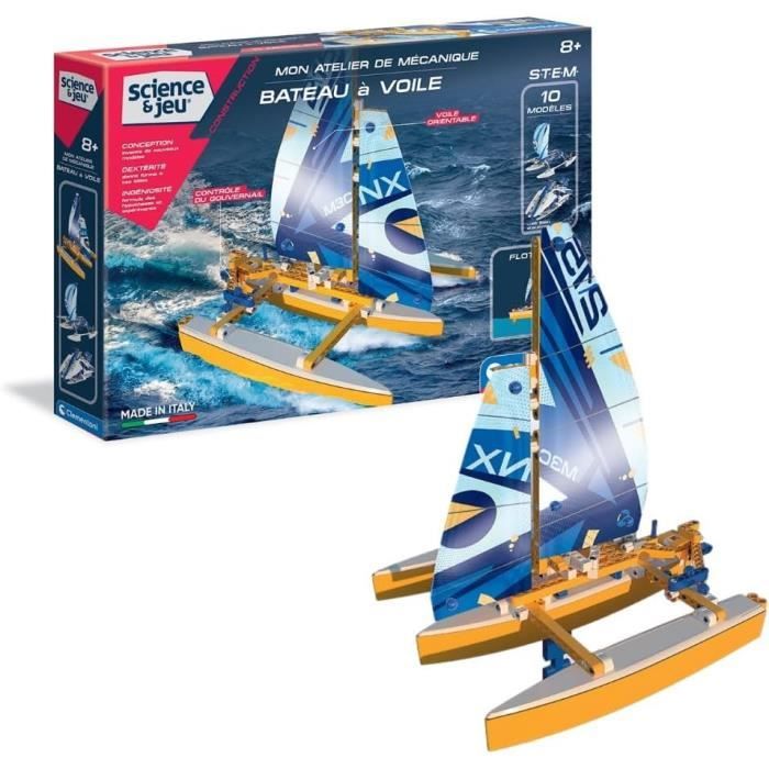 52537-Mon Atelier De Mécanique, Bateau À Voile Flottant-Jeu De ...