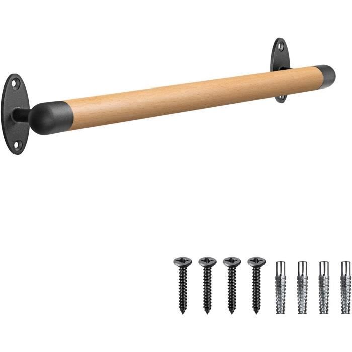 SELEWARE Main courante eois de 66 cm pour escalier d'intérieur - Main ...