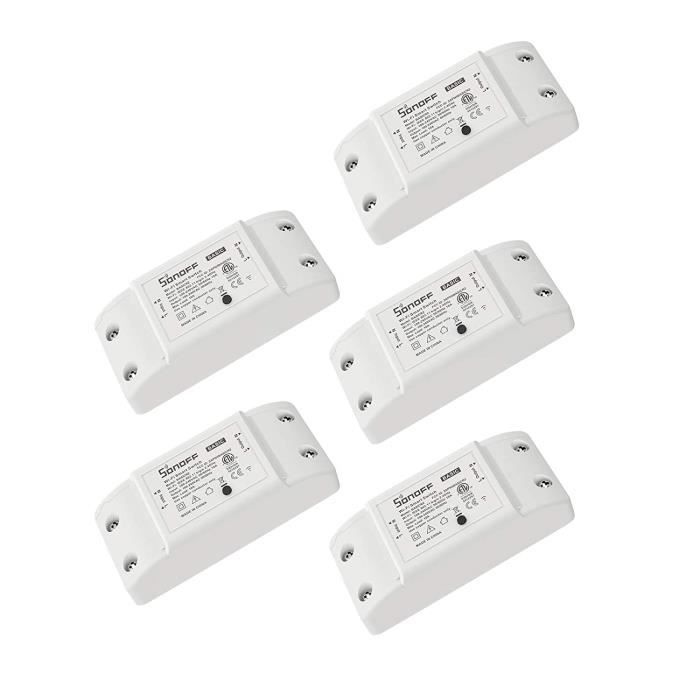 SONOFF BASIC R2 Interrupteur Connecté WiFi, Commutateur Intelligent ...