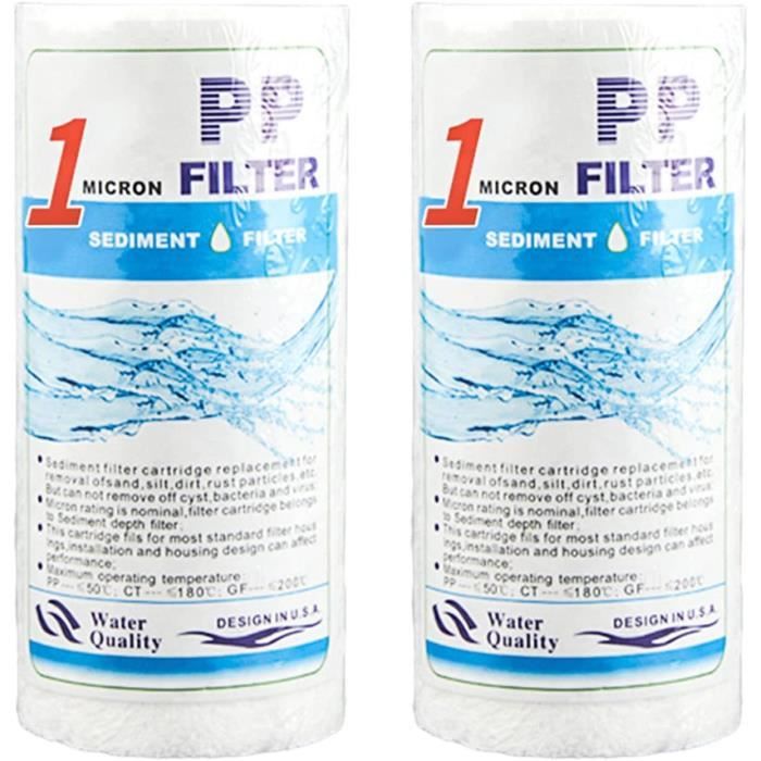 Cartouche Filtre Eau Filtre À Eau À Sédiments Cartouche De Remplacement ...