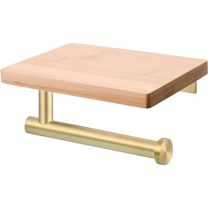 Support Papier Wc Mural Inox Porte Rouleau Papier Toilette Mural Avec ...