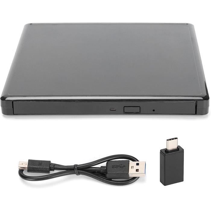 Lecteur De Dvd Externe, Graveur De Dvd-Cd Externe Portable Usb 3.0 ...