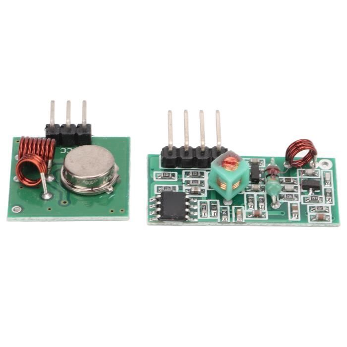 Yosoo Module Récepteur émetteur Rf Kit Émetteur Récepteur 433mhz Dc5v Module Rf Haute Fréquence