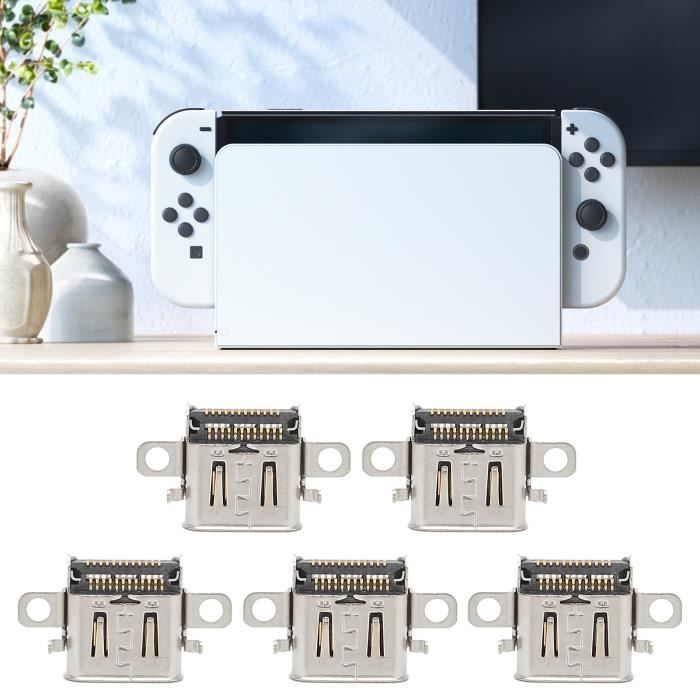 Prise de console de type C - Nintendo - SWITCH OLED - 5 Ports ...