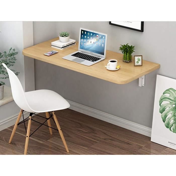 Table Murale Rabattable Table Pliante Murale, Table Pliante En Chêne ...