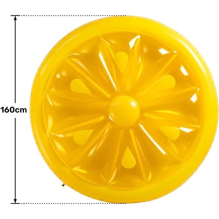 Lemon Water Floating Canapé Piscine Matelas Gonflable Arroseur d'eau ...