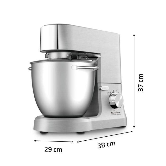 Moulinex Masterchef Grande, robot pâtissier, bol 6,7L, 10 vitesses ...
