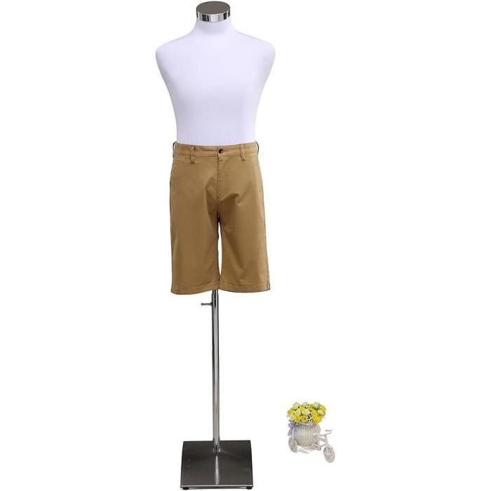 Loywe Mannequin de Couture, Buste pour Homme Blanc, Taille 46-48 ...