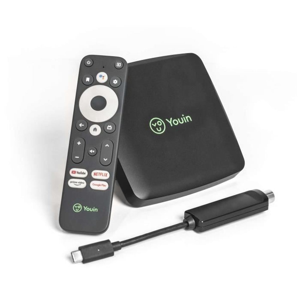 Android TV Box avec DVB-T tuner, Youin You-Box T2, 4K UHD, Chromecast ...