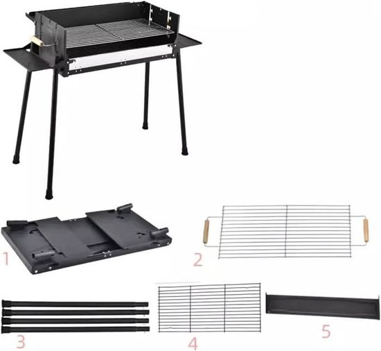 Grill Barbecue Pole Barbecue DExtrieur En Acier Inoxydable Support De ...